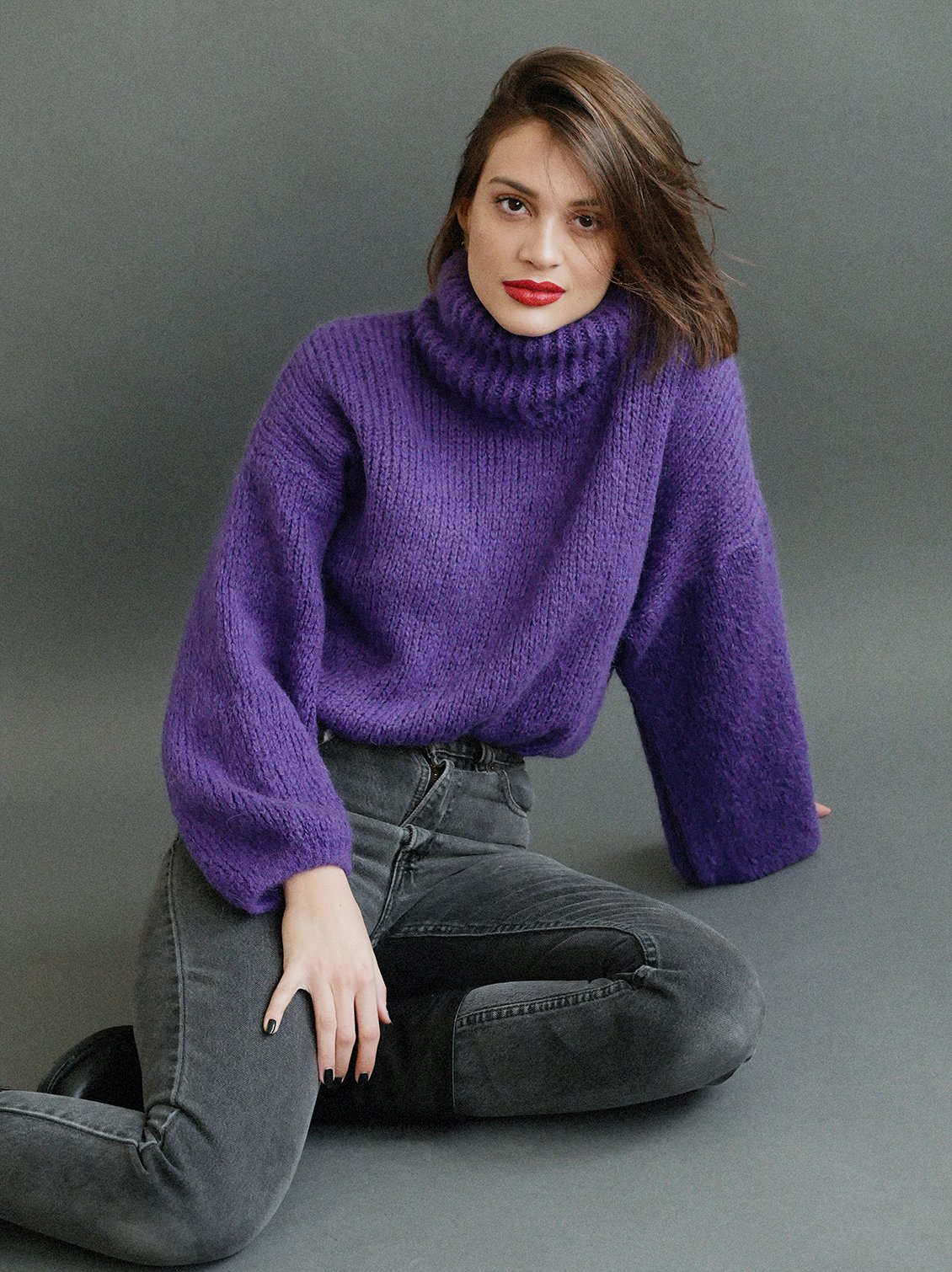 Marion Violet Sweater - ΡΟΥΧΑ