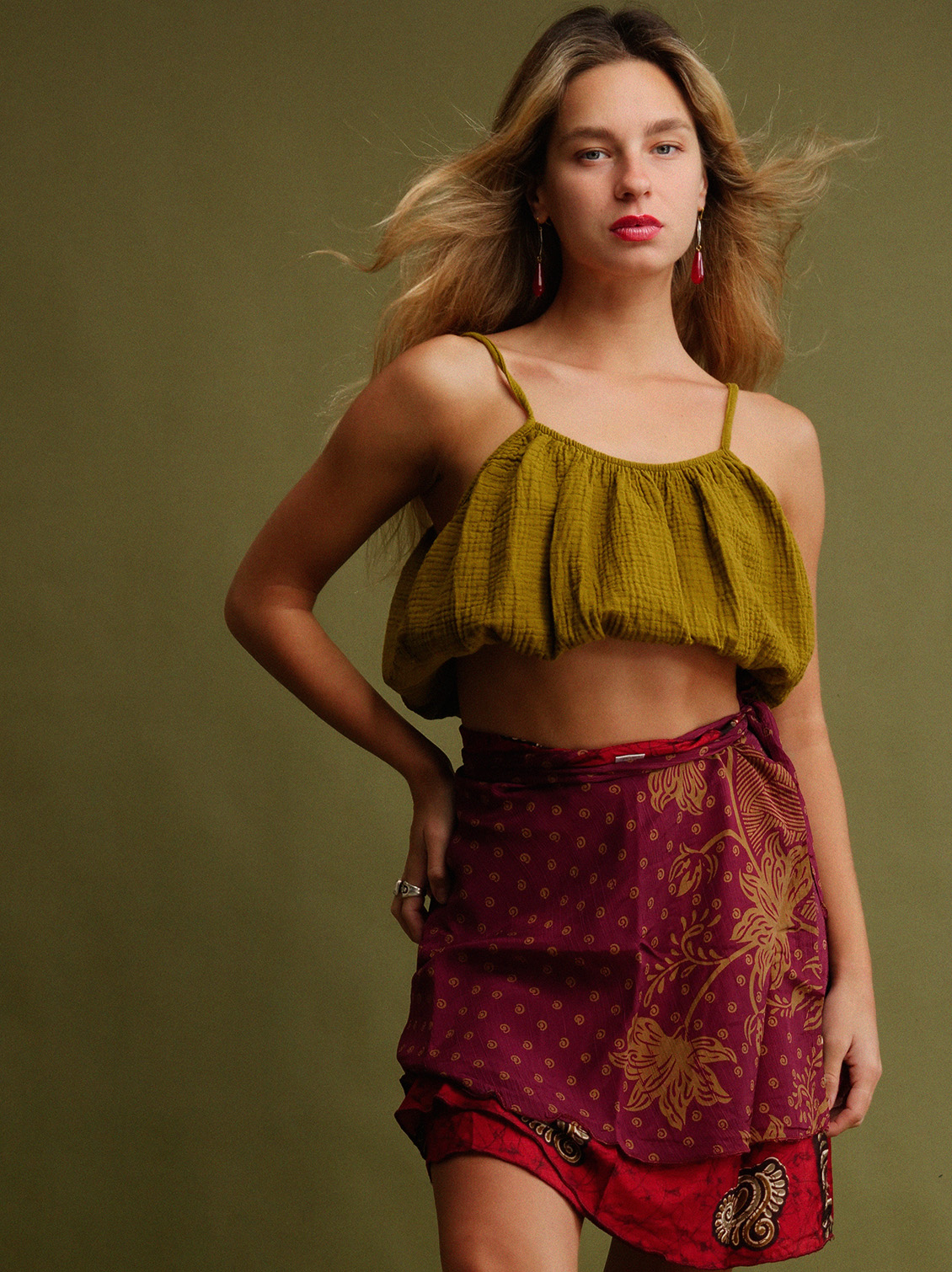 Aisha Silk Skirt - CLOTHING