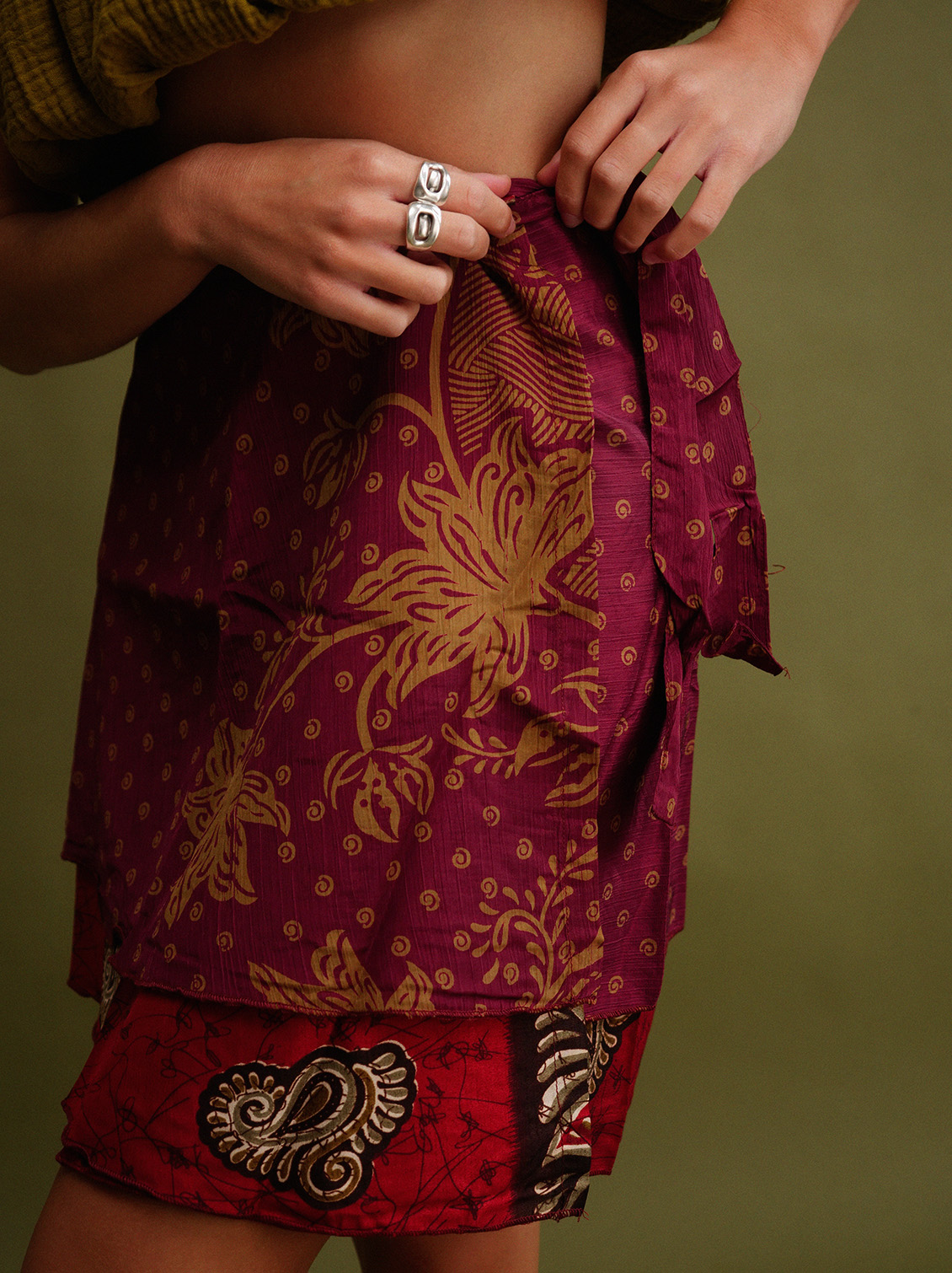 Aisha Silk Skirt - CLOTHING