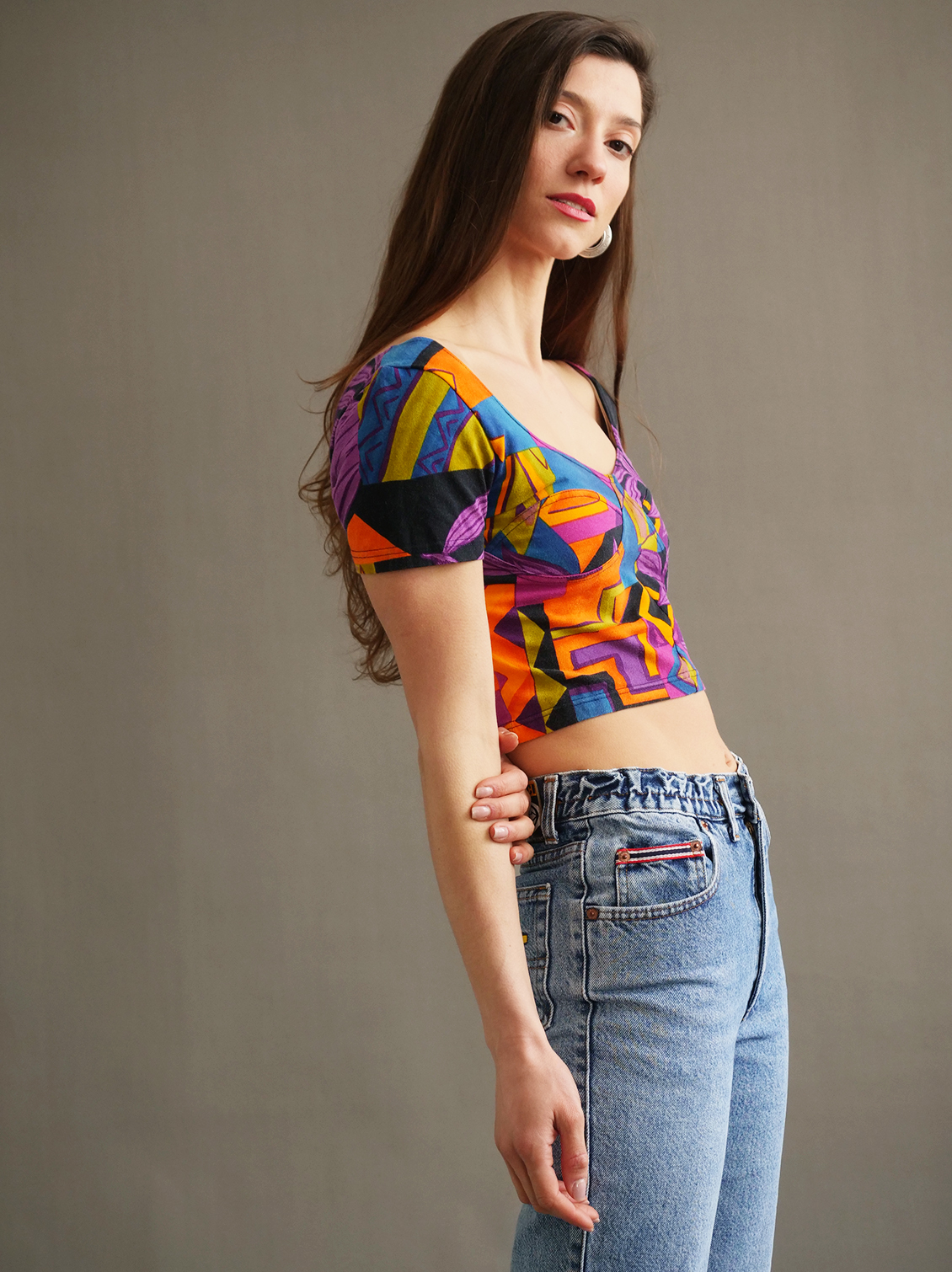 Vintage Crop Top - CLOTHING