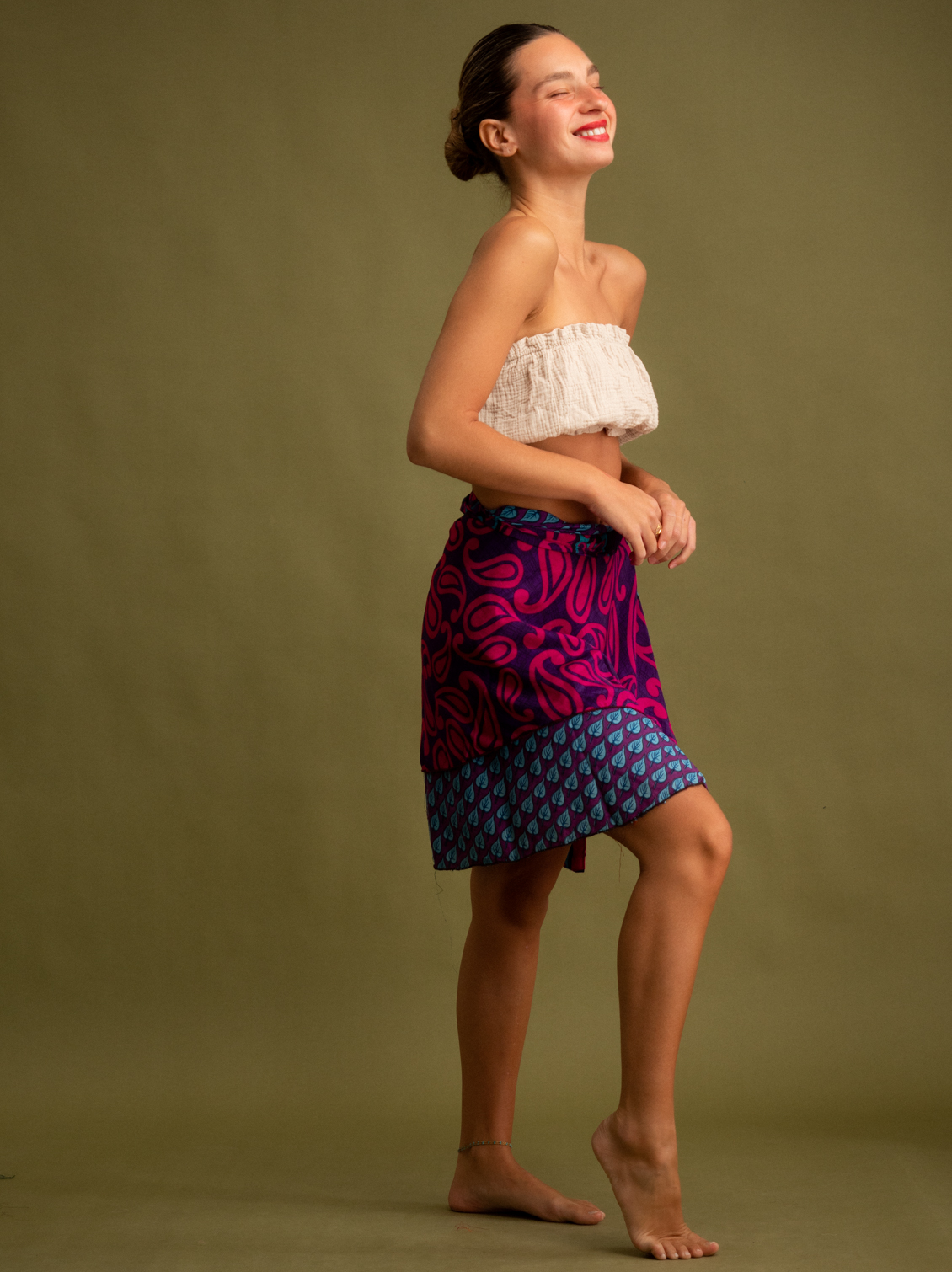 Aisha Silk Skirt - CLOTHING