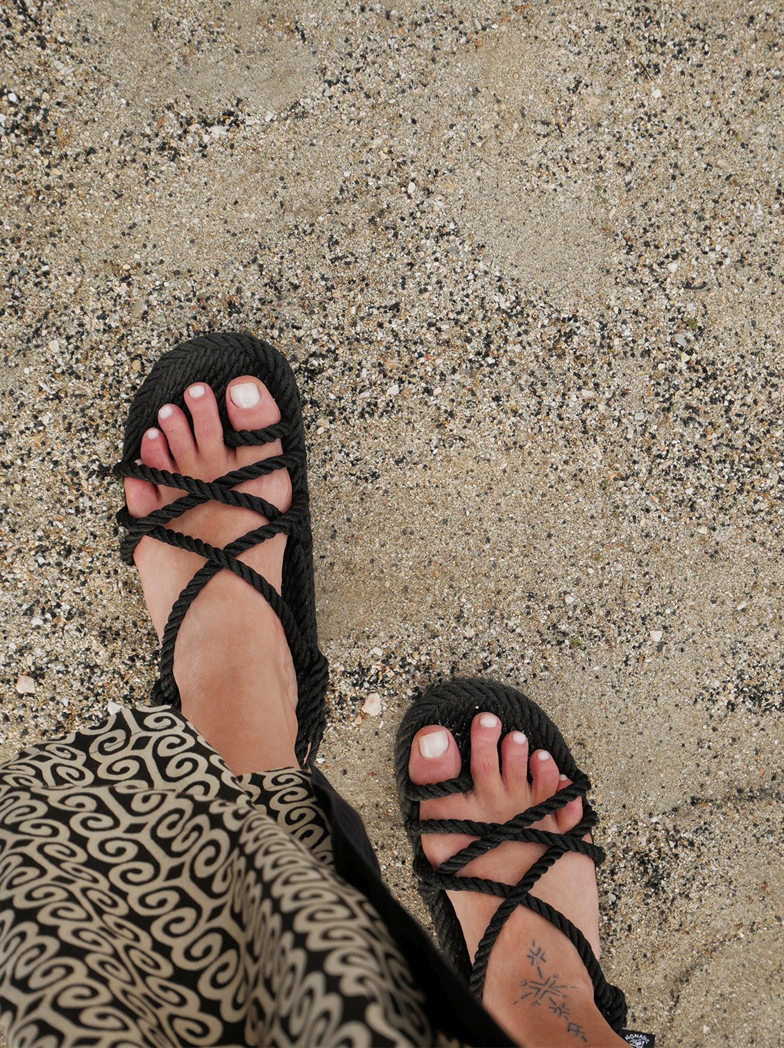 Toe Joe Black Sandals - Nomadic State of Mind
